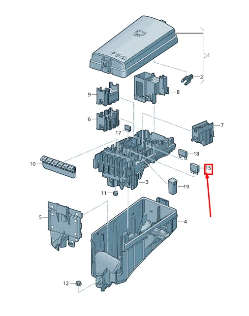VW TOURAN 5T Glow Plug Control Unit 04L907282B NEW GENUINE £150.63 ...