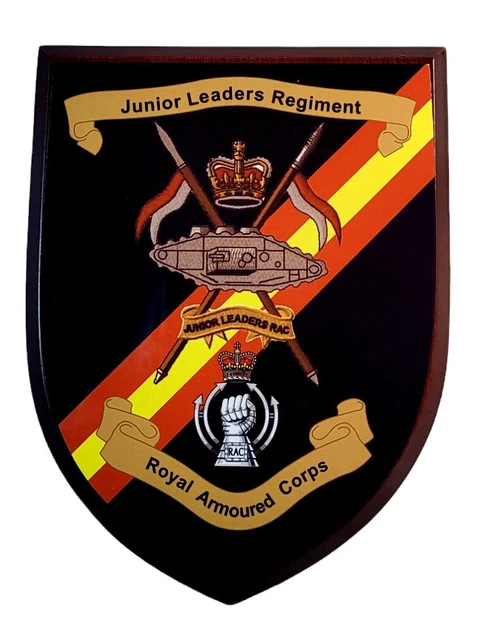 RAC ROYAL ARMOURED Corps Junior Leaders Regiment Deluxe Veterans Plaque ...
