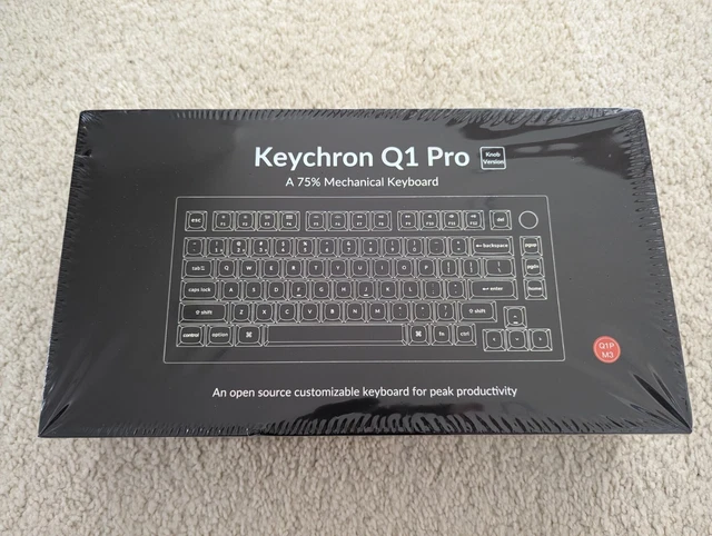 KEYCHRON Q1 PRO Q1P-M3 Wireless Mechanical Keyboard Carbon Black ...