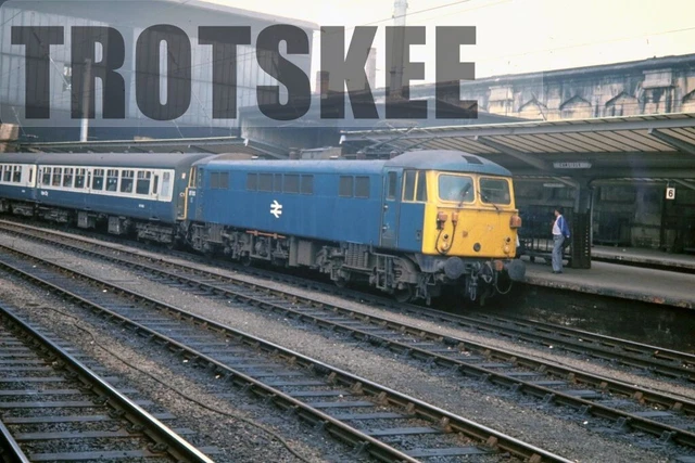 35MM SLIDE BR British Railways Electric Loco Class 87 87010 Carlisle ...