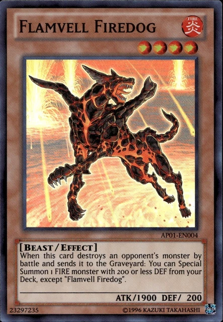 FLAMVELL FIREDOG NA Astral Pack Super Rare AP01-EN004 Yu-Gi-Oh! £4.99 ...