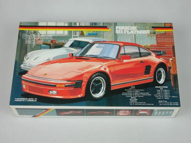 FUJIMI 1/24 PORSCHE 911 Flatnose Enthusiast Bausatz EM11 1500 Kit Box ...