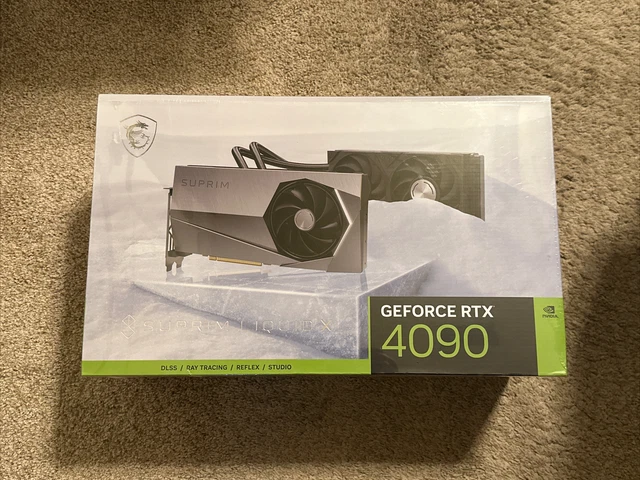MSI GEFORCE RTX 4090 SUPRIM LIQUID X 24GB - IN HAND - SHIPS FAST! EUR 2 ...