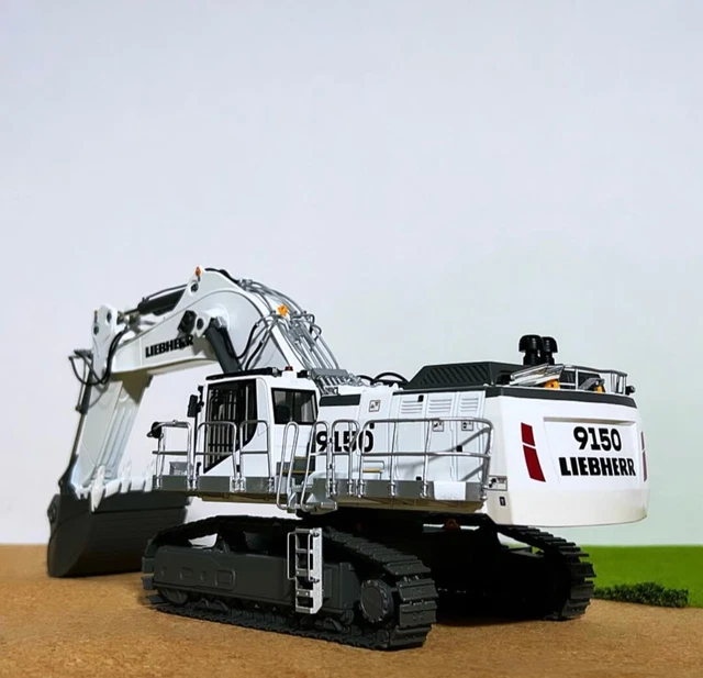 LIEBHERR R9150 EXCAVATOR(WHITE)WSI truck models 64-2007, 1:50 scale,2023 version £179.00 ...
