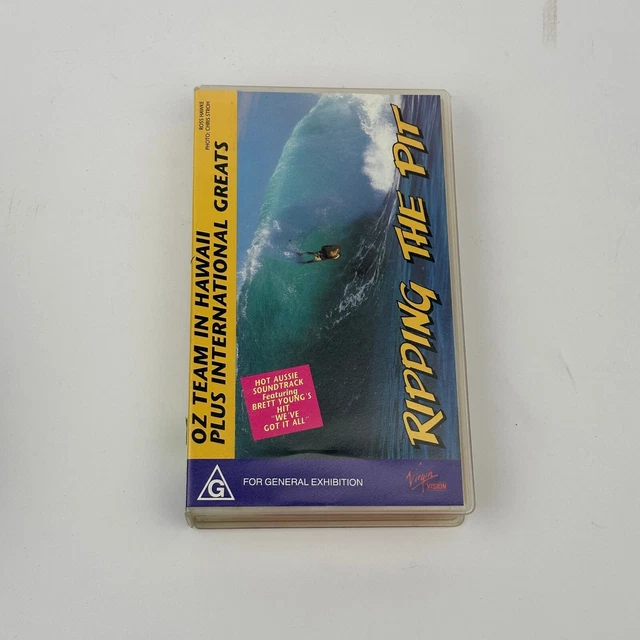 VINTAGE 90'S RIPPING The Pit Bodyboarding Video VHS Tape OZ TEAM IN ...