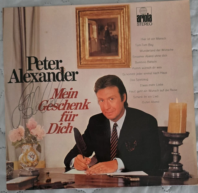 PETER ALEXANDER AUTOGRAMM signiert Autograph Signed Original LP Vinyl ...