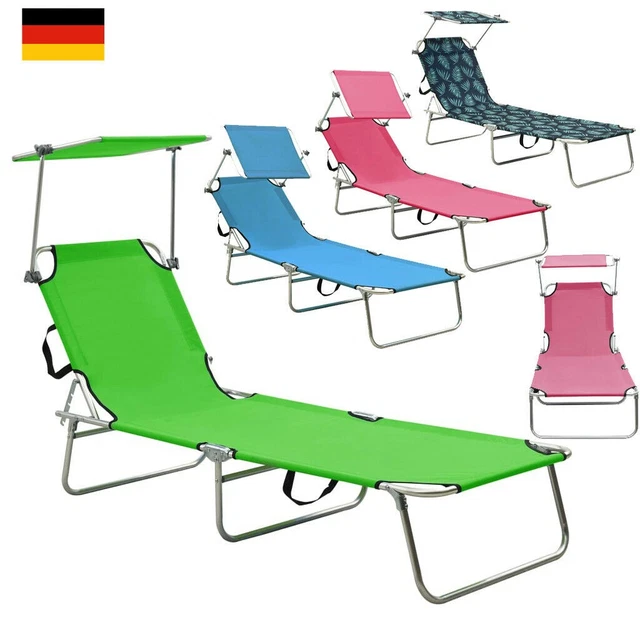 Alu Sonnenliege Klappbar