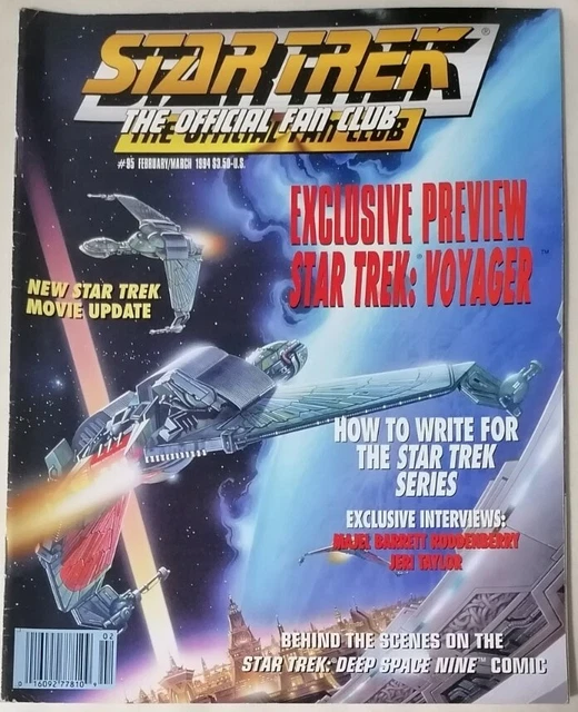 MAGAZINE - STAR Trek The Official Fan Club Magazine #95 February ...