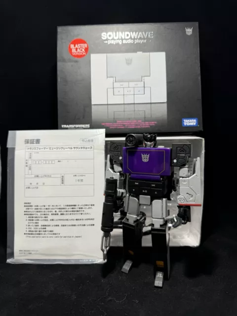 TRANSFORMERS TAKARA TOMY Music Label Soundwave Soundblaster (Blaster ...