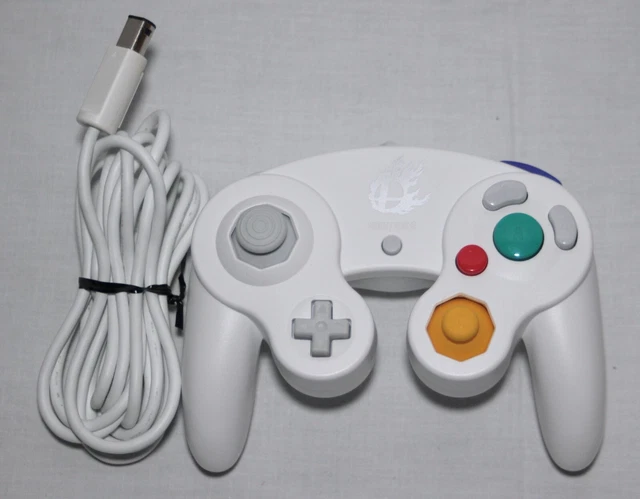 NINTENDO SUPER SMASH Bros. Gamecube Controller White Japan Tested £70. ...