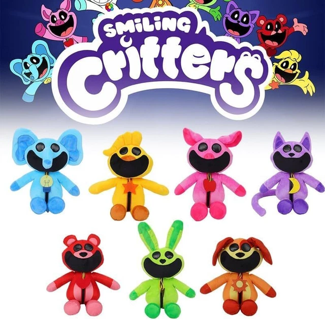 SMILING CRITTER SERIES Figure Plush Set-Cartoon Game Doll Home Decor ...