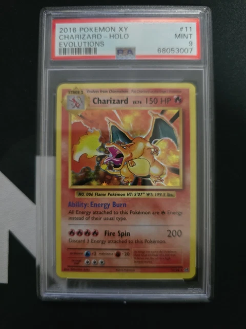 POKÉMON CHARIZARD / Glurak Holo 2016 XY Evolutions Englisch PSA 9 MINT EUR 170,00 - PicClick DE