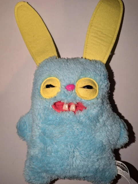 FUGGLER FUNNY UGLY Monsterr- L Blue Rabid Rabbit Soft Toy Plush 9in £9. ...