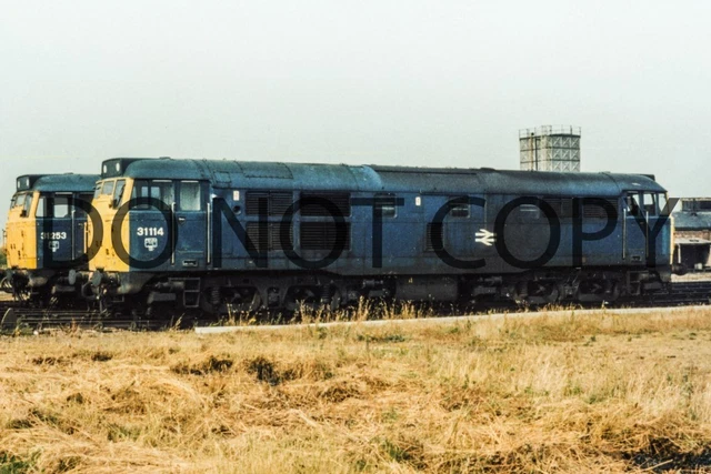 UK DIESEL TRAIN Railway Photograph Of Class 31 31114 Loco. (Rm31-50) £1 ...