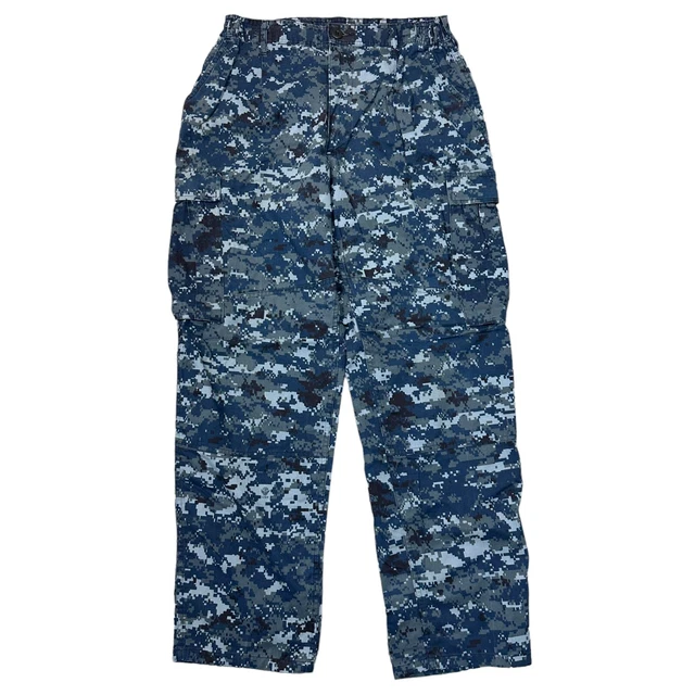 VINTAGE CARGO TROUSERS Pants Army Military Digital Camo Y2K Blue Mens ...