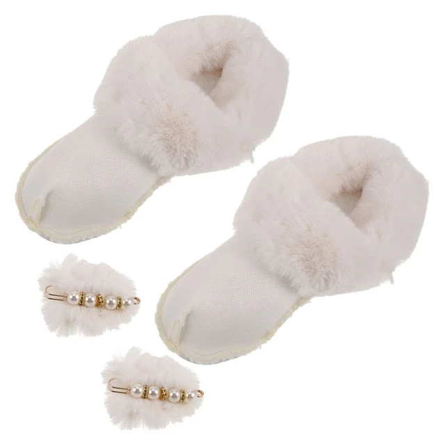 WOOL SHOE INSOLES Furry Shoes Liner Foot Inserts for Women Clogs £12.78 ...
