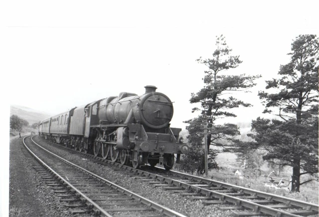 RAIL PHOTO LMS 460 Black 5 45365 Nr Blair Atholl Perth HR CR pitlochry ...
