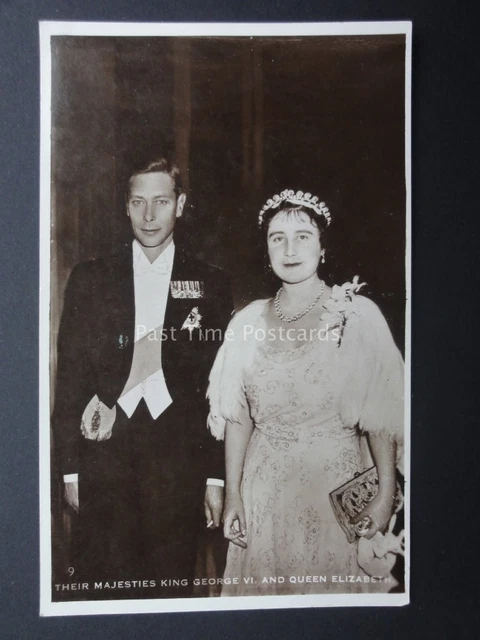 BRITISH ROYALTY: THEIR Majesties King George Vl & Queen Elizabeth - Old ...