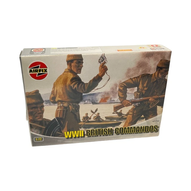 AIRFIX A01732 WW2 British Commandos Infantry Plastic Model Soldiers 1: ...