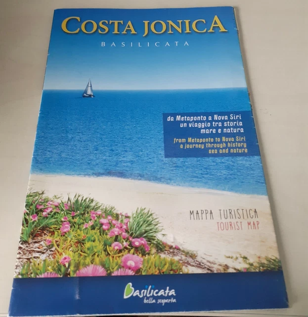 COSTA JONICA BASILICATA Mappa Turistica EUR 1,50 - PicClick IT