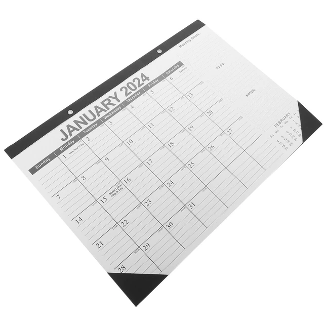 6072 -2025 CALENDRIER 2024 Mural Mensuel 2023 Notant Suspendu Pour La ...