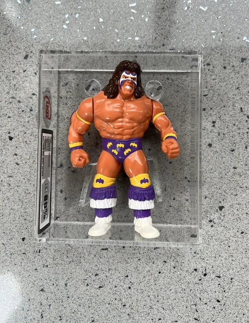 WWF HASBRO ULTIMATE Warrior Ukg80 Wrestling Figure AFA 90s WWE Graded ...