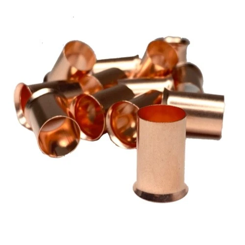 1 0 GAUGE UNINSULATED Wire Ferrules Crimp Ferrules Copper 25 Pack 1 0 GAUGE UNINSULATED Wire Ferrules Crimp Ferrules Copper 25 Pack