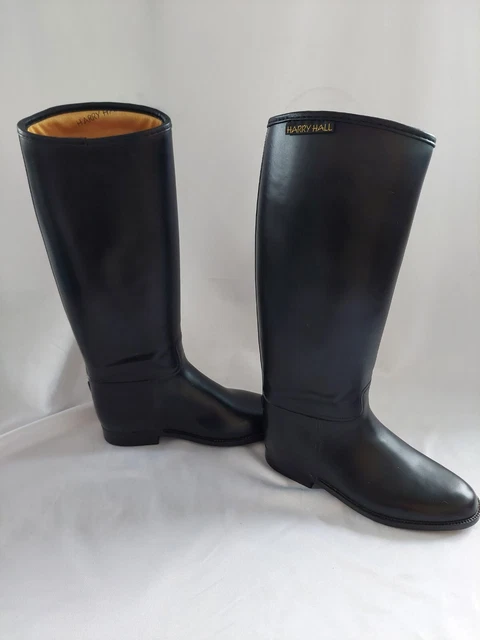 HARRY HALL BLACK Horse Riding Boots Women's Size 3 £23.99 - PicClick UK