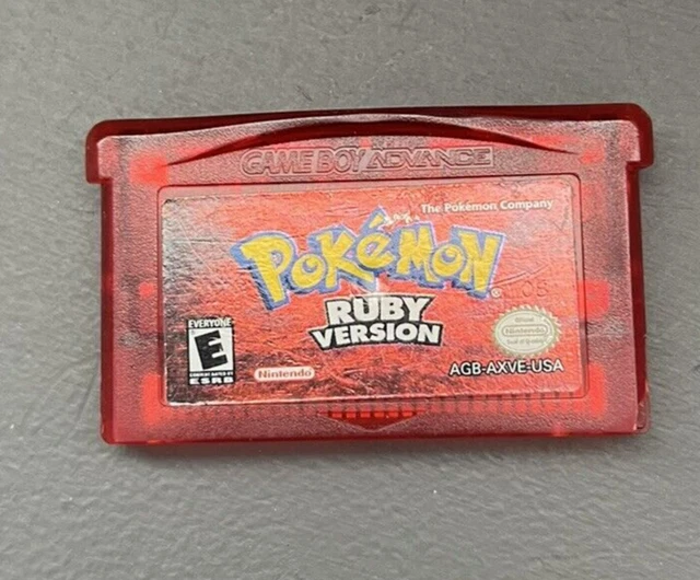 POKEMON: RUBY VERSION (Nintendo Game Boy Advance, 2003) Authentic Good ...