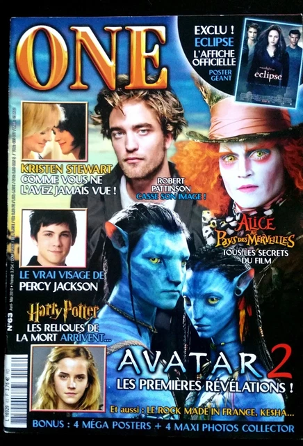 B)ONE N°63; Avatar/ Harry Potter/ R. Pattinson/ Logan Lerman/ Lady Gaga ...
