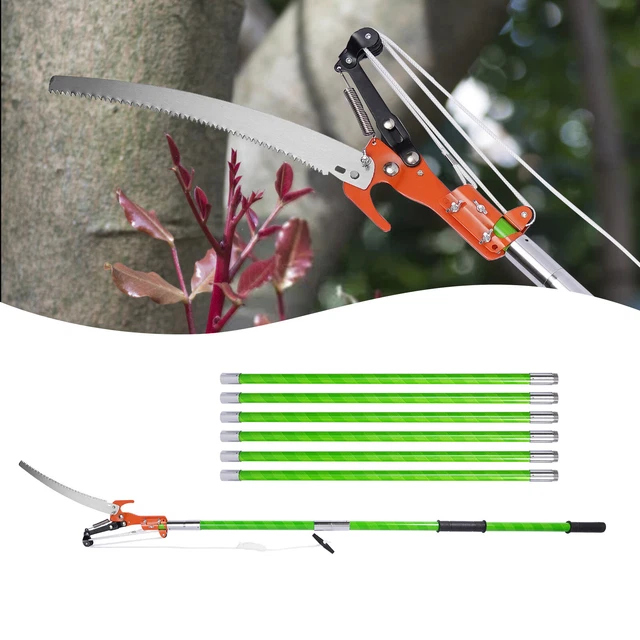 26 FOOT TREE Pole Pruner Tree Trimmer Saw Garden Tool Long Reach Limb ...