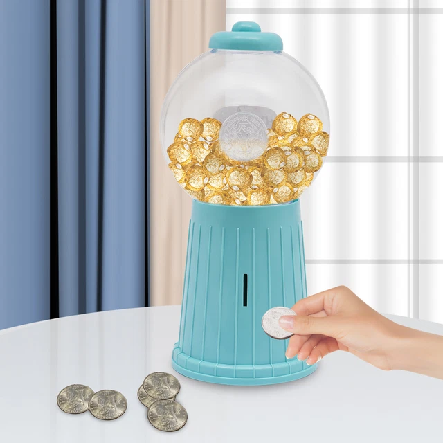 CUTE SWEETS MINI Candy Machine Bubble Gumball Dispenser Coin Bank Kids ...