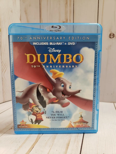 DISNEY DUMBO 70TH Anniversary Edition blu-ray disc + dvd $13.74 ...