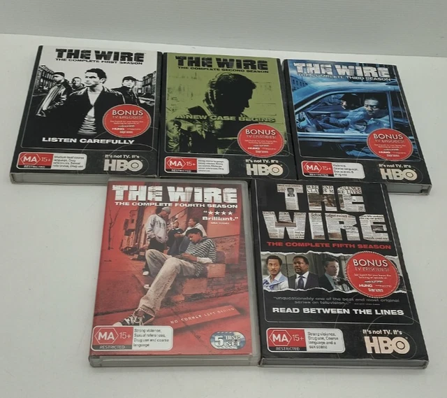 THE WIRE DVD The Complete Series Seasons 1 - 5 DVD Region 4 HBO TV ...