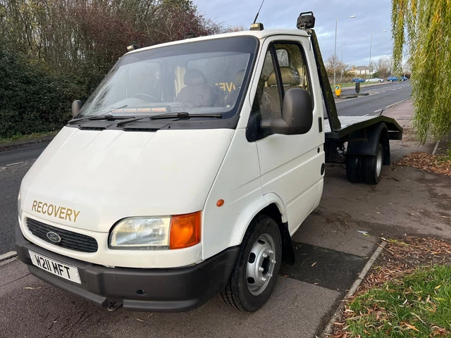 FORD TRANSIT 190 D Recovery Truck 2.5 D Banana Engine Long Ramps £2,600 ...