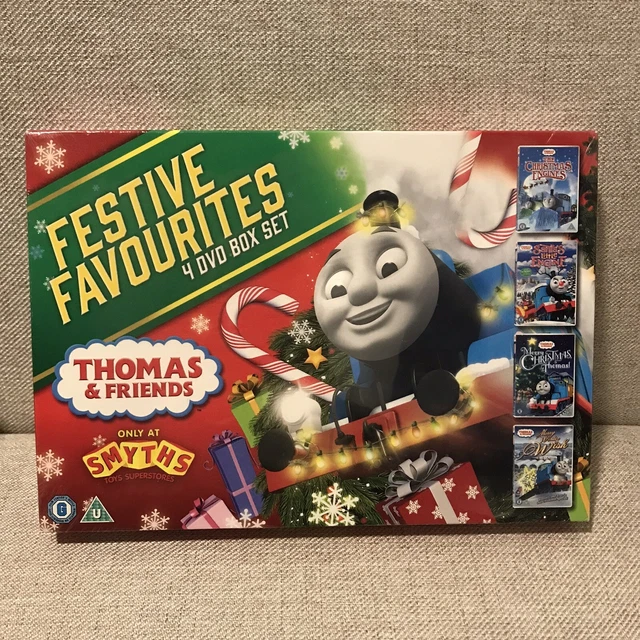 THOMAS THE TANK Engine & Friends - Festive Favourites 4 Dvd Box Set ...