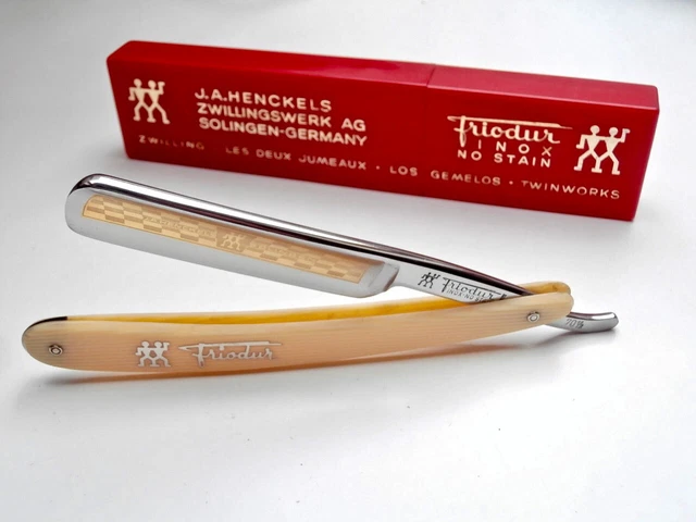 RASIERMESSER ZWILLING J.A HENCKELS FRIODUR 5/8 Straight Razor #70 1/2 ...