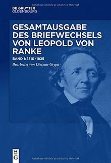 GESAMTAUSGABE DES BRIEFWECHSELS von Leopold von Ranke... | Livre | état ...