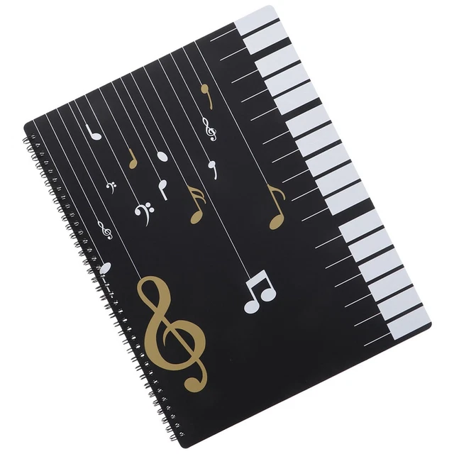 PIANO PERFORMANCE FOLDER Guitar Music Score Binder Clips Page Holder ...