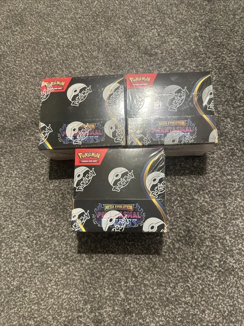 POKÉMON TCG: MEGA Evolution-Phantasmal Flames Booster Display Box 36 X3 ...