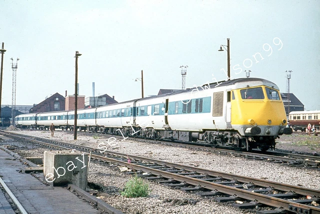 BRITISH RAILWAY SLIDE - BR Midland Blue Pullman DMU Train 1970 [L367] £ ...