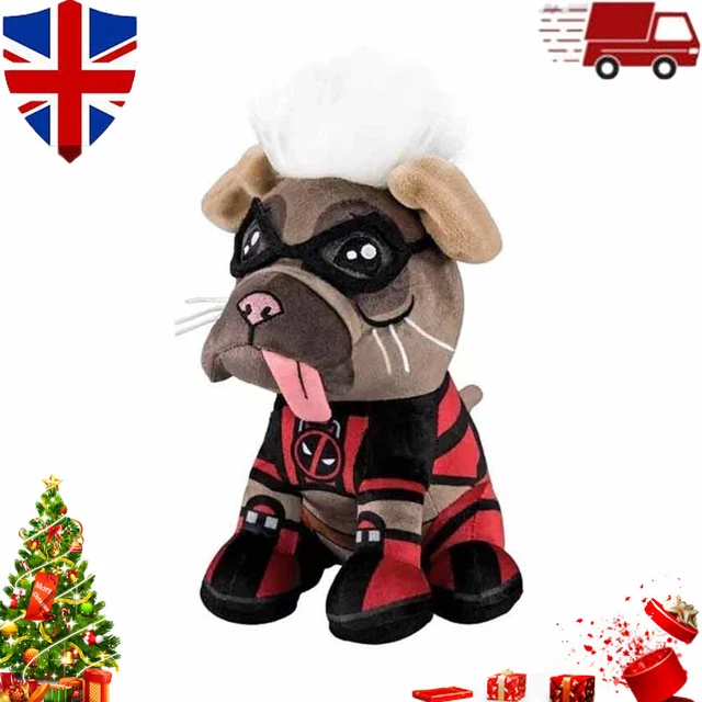 DOG DEADPOOL KURICHA Sitting Plush Doll Stuffed Soft Plush Toy Kids ...