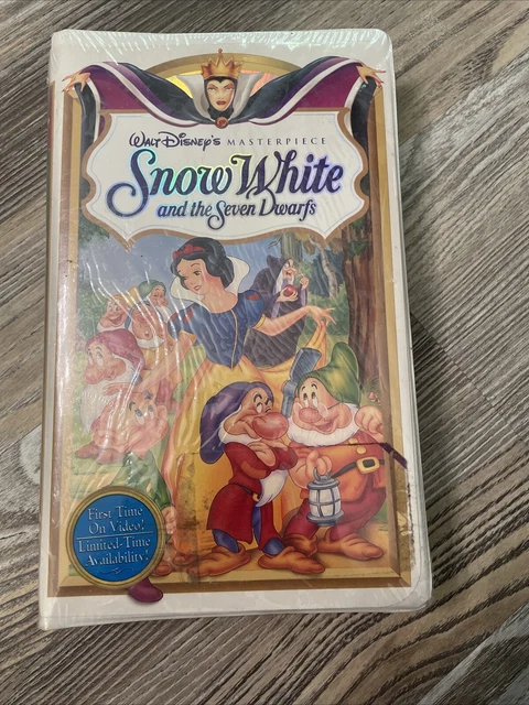 WALT DISNEY MASTERPIECE Collection Snow White VHS tape RARE 1524 Shrink ...
