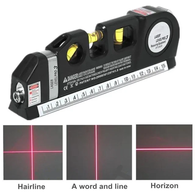LASER LEVEL HORIZON Vertikale Messung 8ft Aligner Standard- Und ...