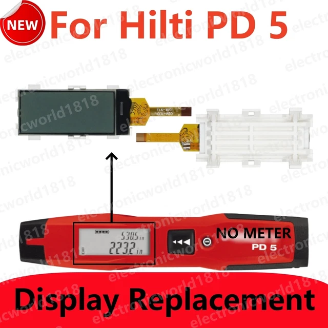 DISPLAY FOR HILTI PD 5 Indoor Laser Range Meter Measurers LCD Screen ...