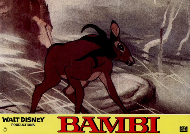 BAMBI ORIGINAL AUSHANGFOTO Walt Disney / James Algar / Samuel Armstrong ...
