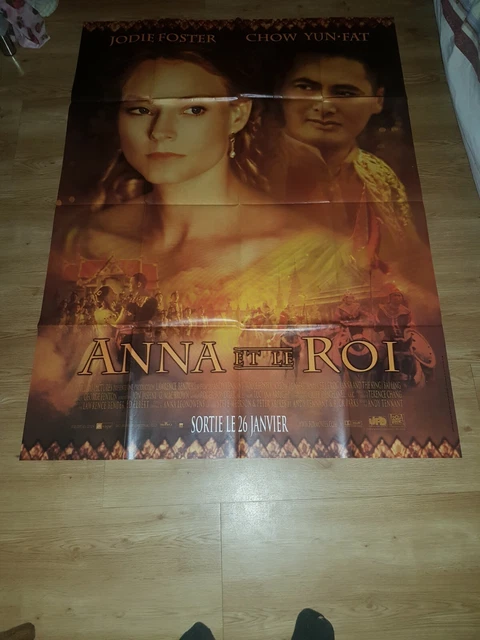 AFFICHE DE CINÉMA d'époque du film: ANNA ET LE ROI de 1999 (120x160cm) EUR 13,00 - PicClick FR