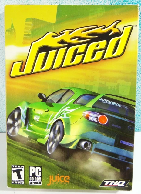 JUICED PC 3 CD ROM Racing Game Extremely Rare THQ Small Box Complete ...