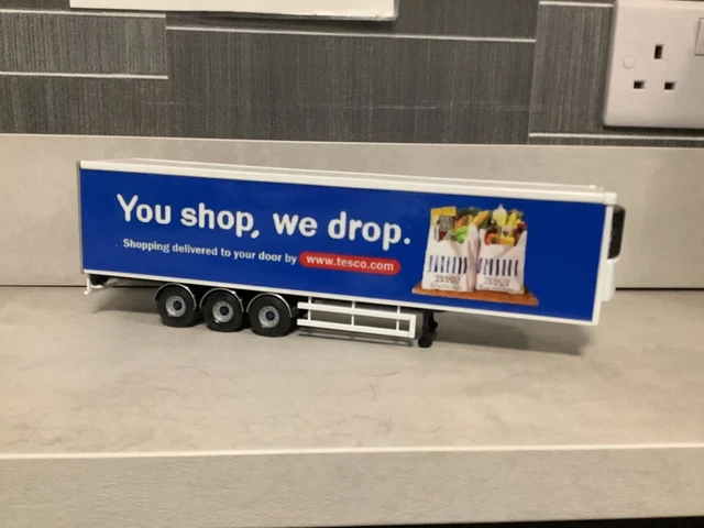 CORGI MODEL TRUCK 1:50 scale - CODE 3 TESCO FRIDGE TRAILER £20.47 ...