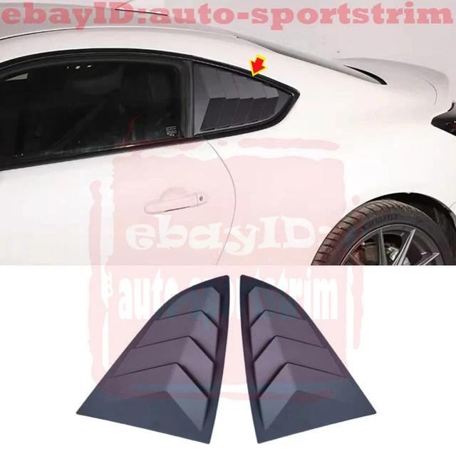 FOR 2022-2024 TOYOTA GR86 Matte Black ABS Rear Window Triangle Cover ...
